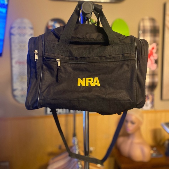 nra | Bags | Vintage Nra Side Bag Duffle Mens Yellow | Poshmark